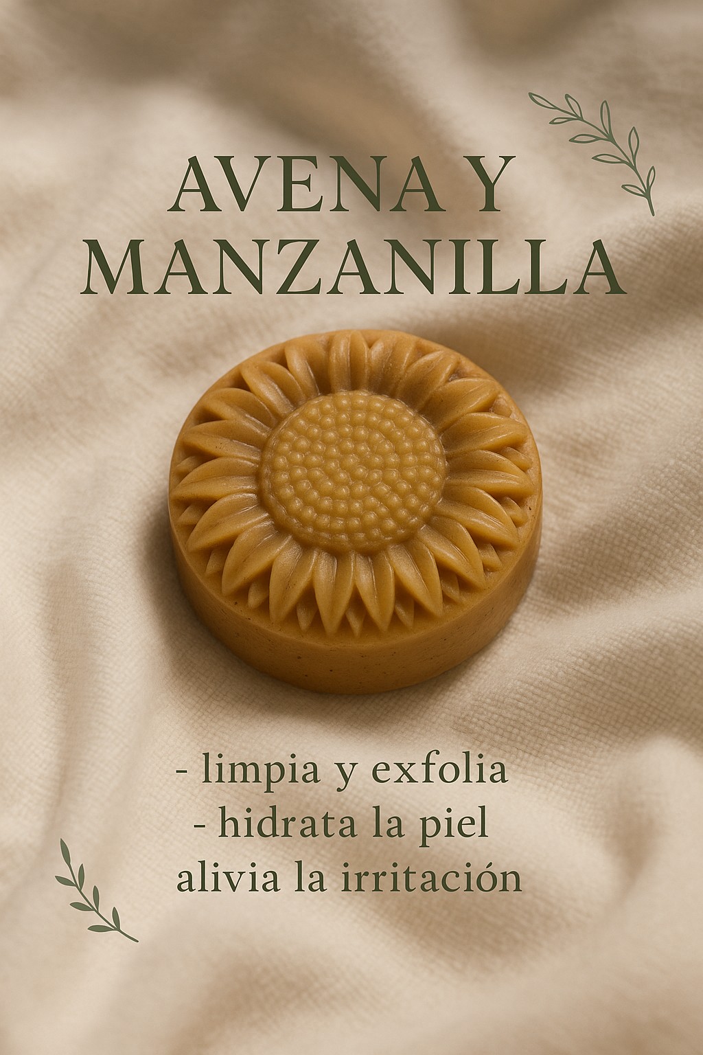 Jabon Artesanal Avena Y Manzanilla - Rappi