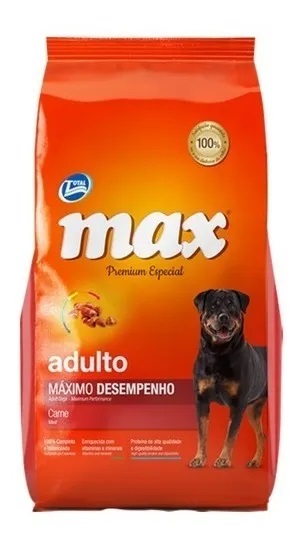 Max Adulto Máximo Desempeño Carne 15kg+ Obs - Rappi