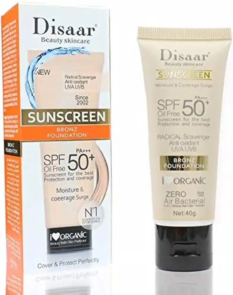 Bloqueador Spf60 + Bloqueador Con Color Spf50 Disaar - Rappi