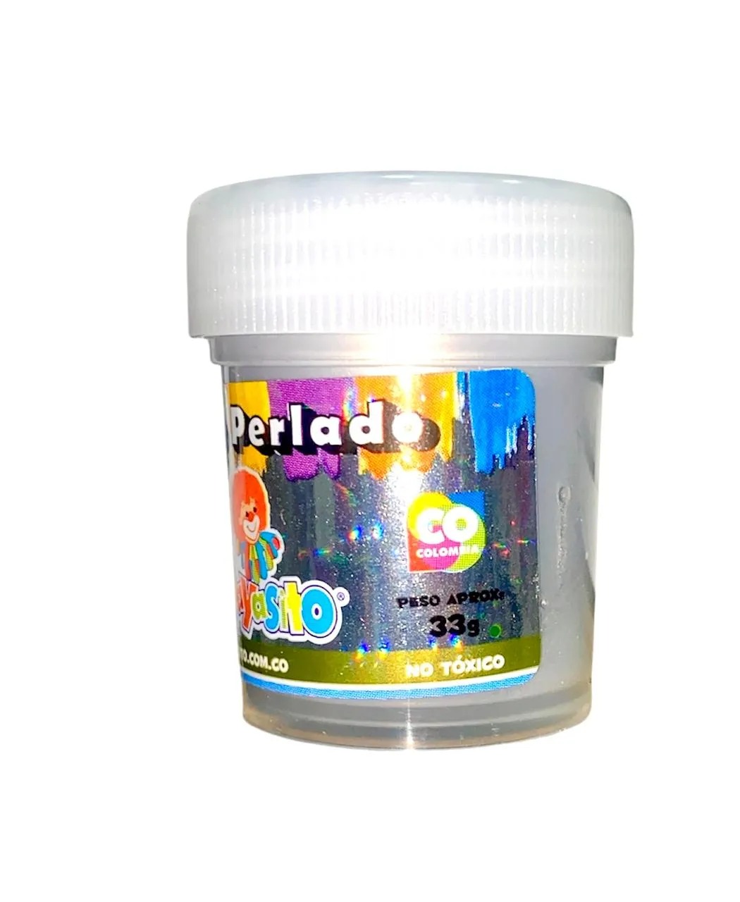 Pintura Vinilo Perlado Plateado 33 Gm Payasito - Rappi