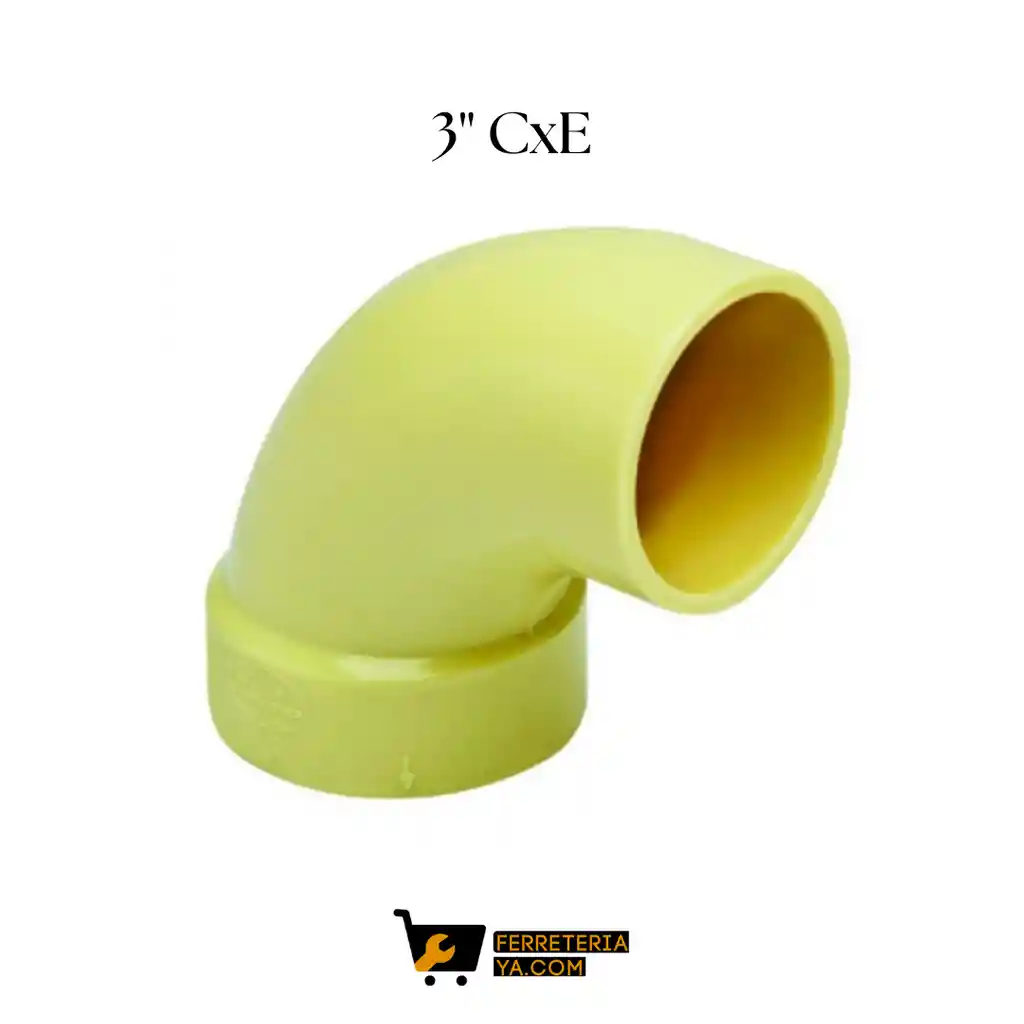 Codo Sanitario C X E 3" - Rappi