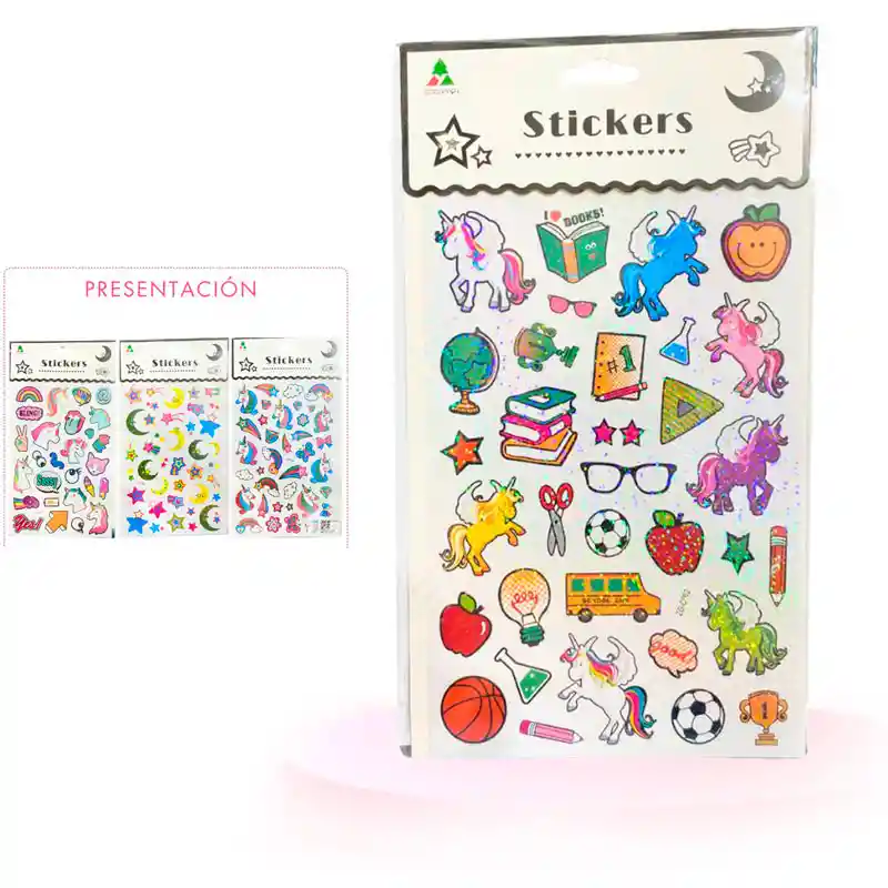 Sticker Infantil De Figuras, Tornasol - Rappi