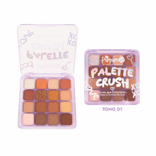Paleta De Sombras Palette Crush Purpure 01 - Rappi