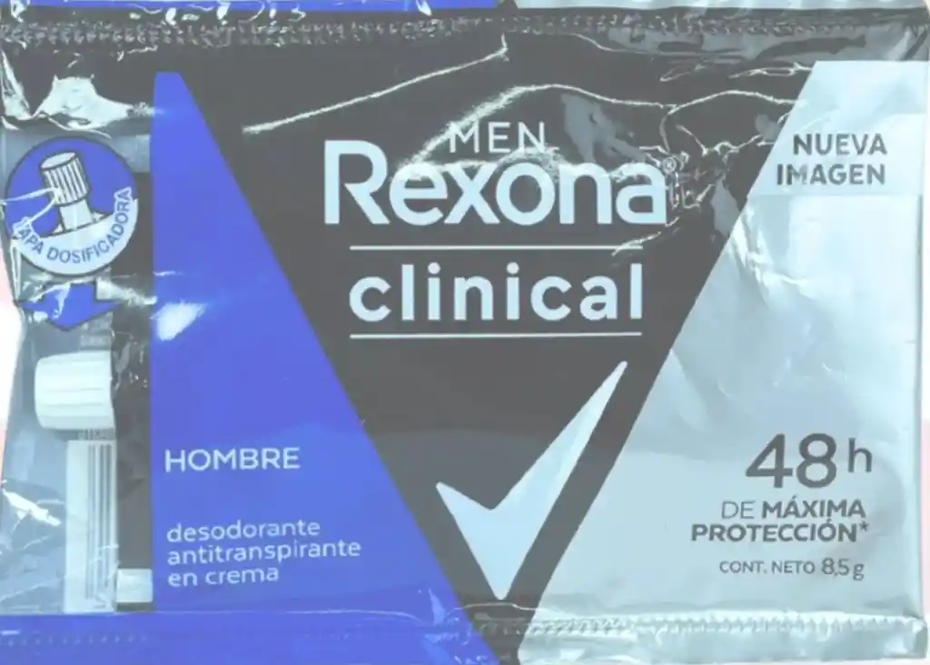 Rexona Clinical Men - Hombre En Crema Sachet Con Tapa Dispensadora 8,5g ...