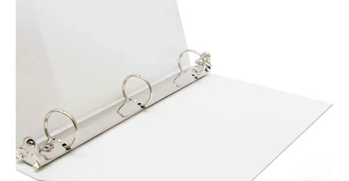 Folder Blanco Tres Argollas Tamaño Oficio 0.5" - Rappi