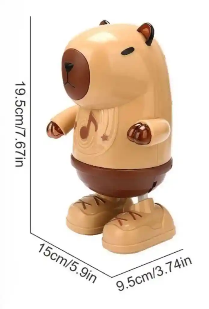 Juguete Muñeco Capibara Bailarin Musical Con Luces - Rappi