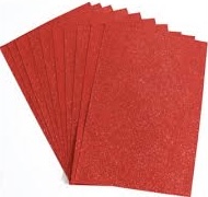 Fomi Escarchado Rojo En Octavo(25x35cm) - Rappi