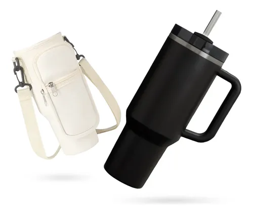 Termo Acero Inoxidable 40oz Con Funda Bolso Porta Termo Correa ...