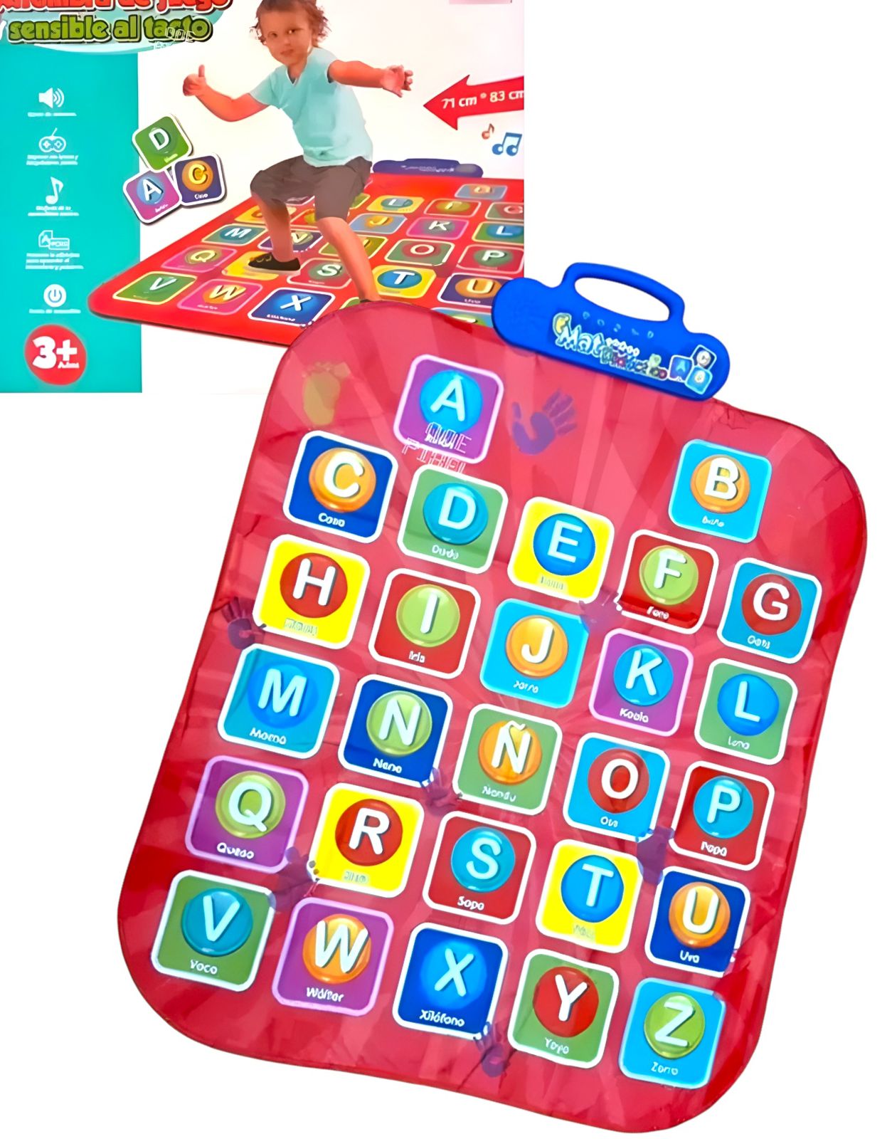 Tapete Abc Mágico Niño Didáctico Abecedario Interactivo - Rappi