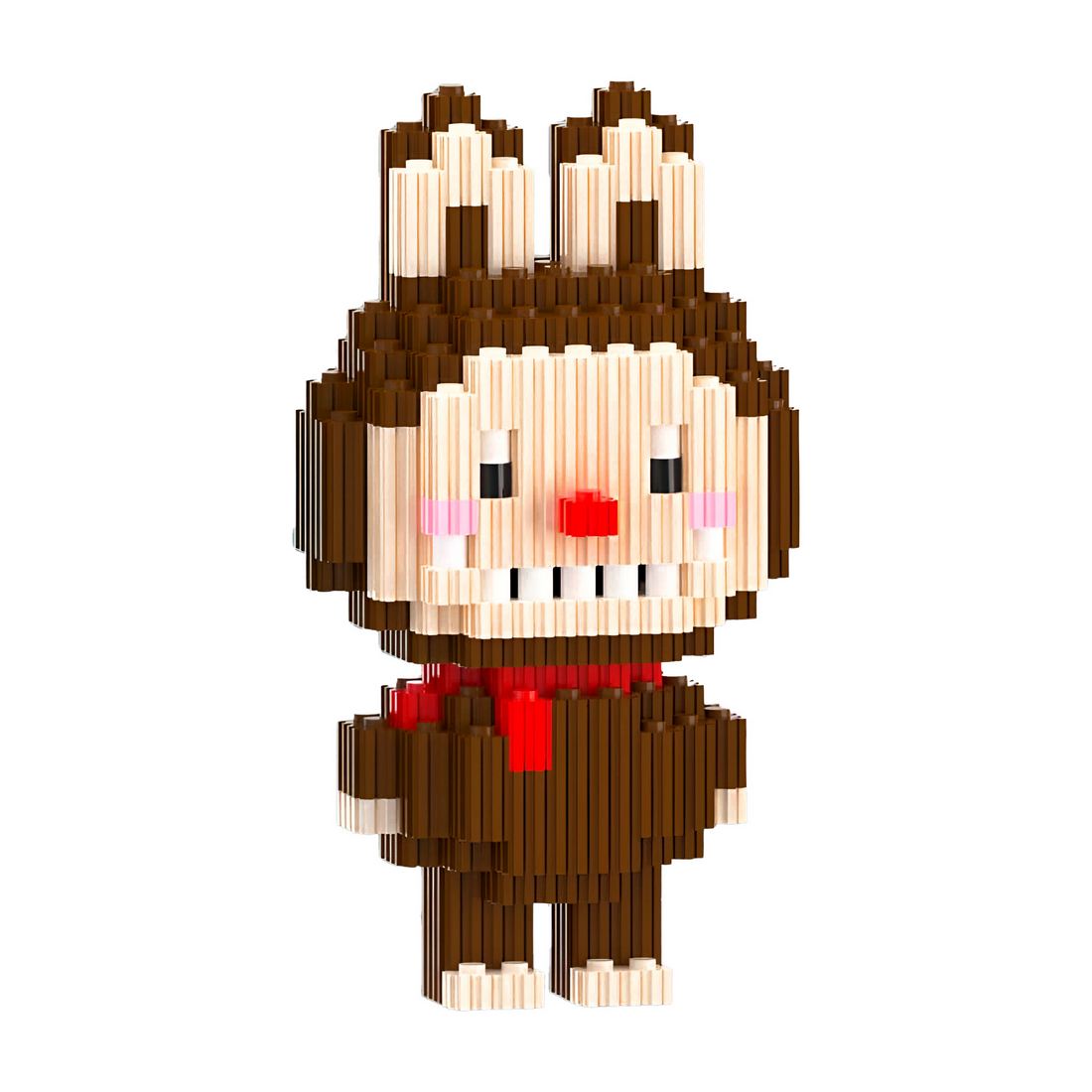 Labubu Marron Juguete Armable Armatodo Construcción - Rappi