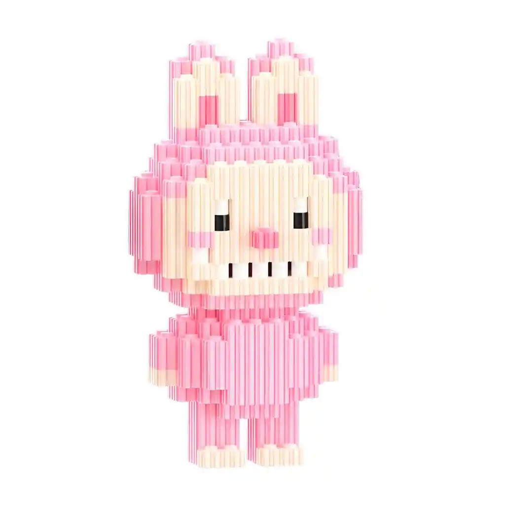 Labubu Rosa Juguete Armable Armatodo Construcción - Rappi