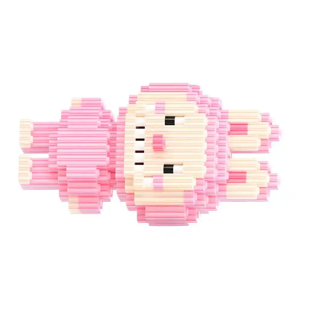 Labubu Rosa Juguete Armable Armatodo Construcción - Rappi