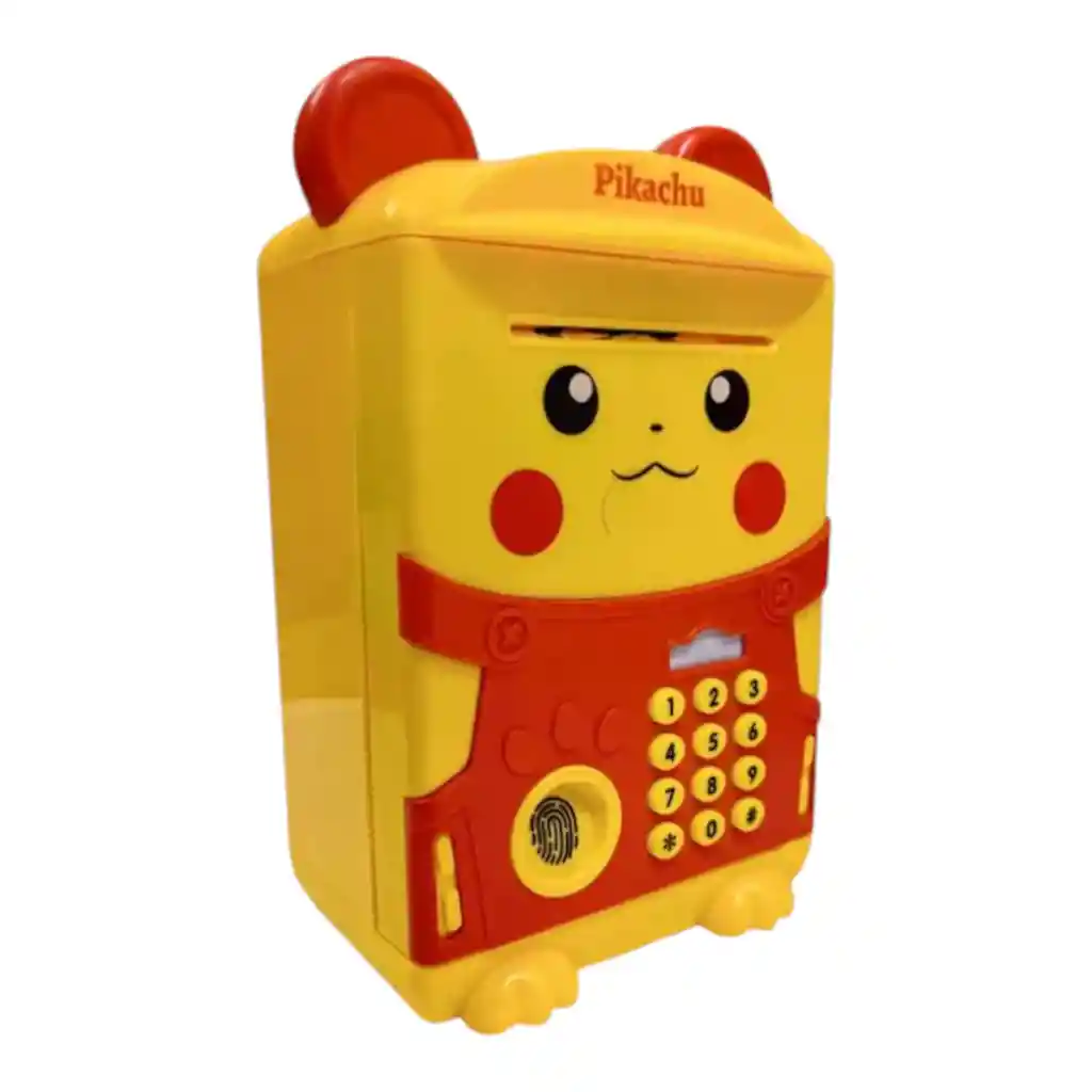 Alcancia Caja Fuerte Electrónica Con Contraseña Y Huella Pikachu - Rappi