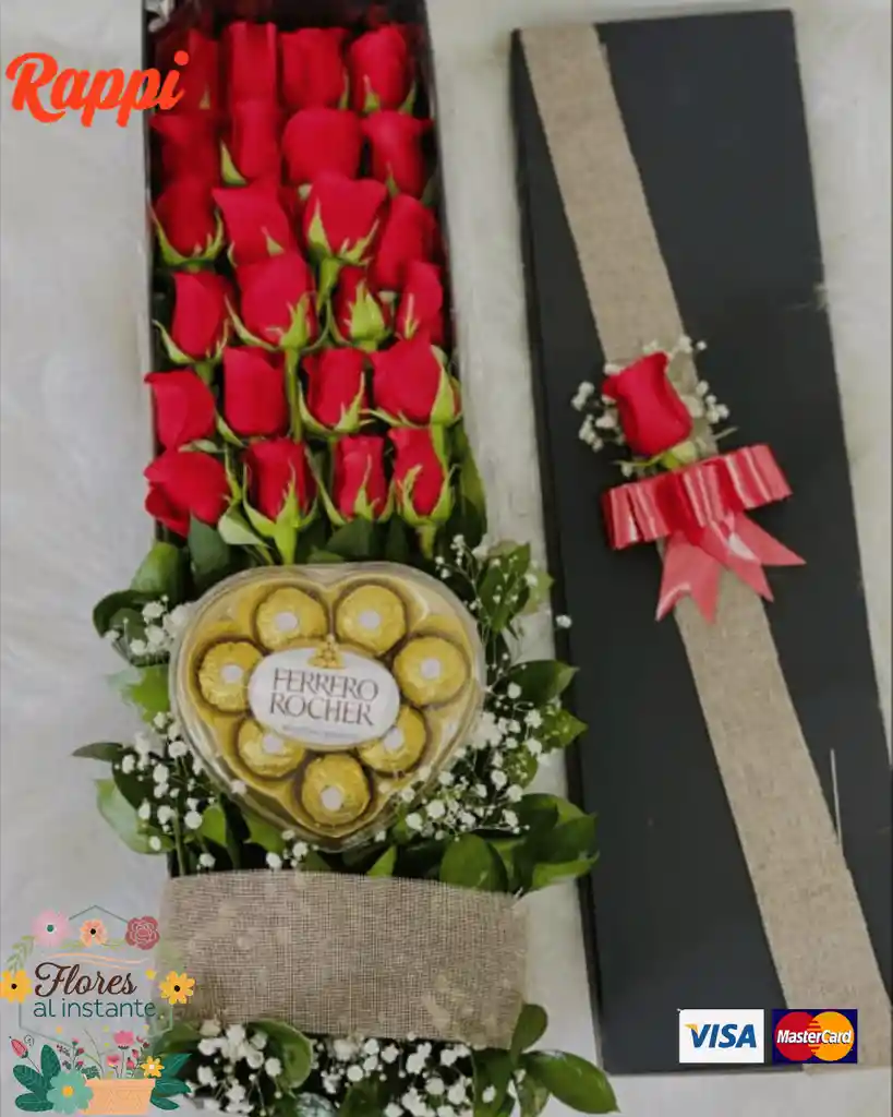 Caja De Rosas X24 - Rappi