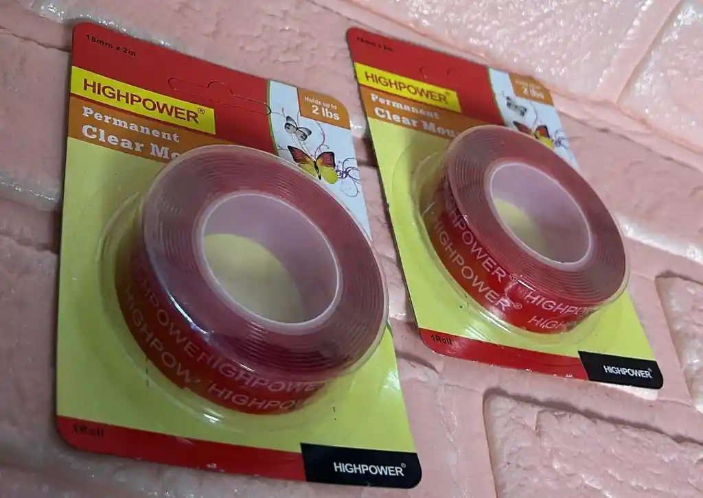Cinta Doble Faz Transparente 18mm - Rappi