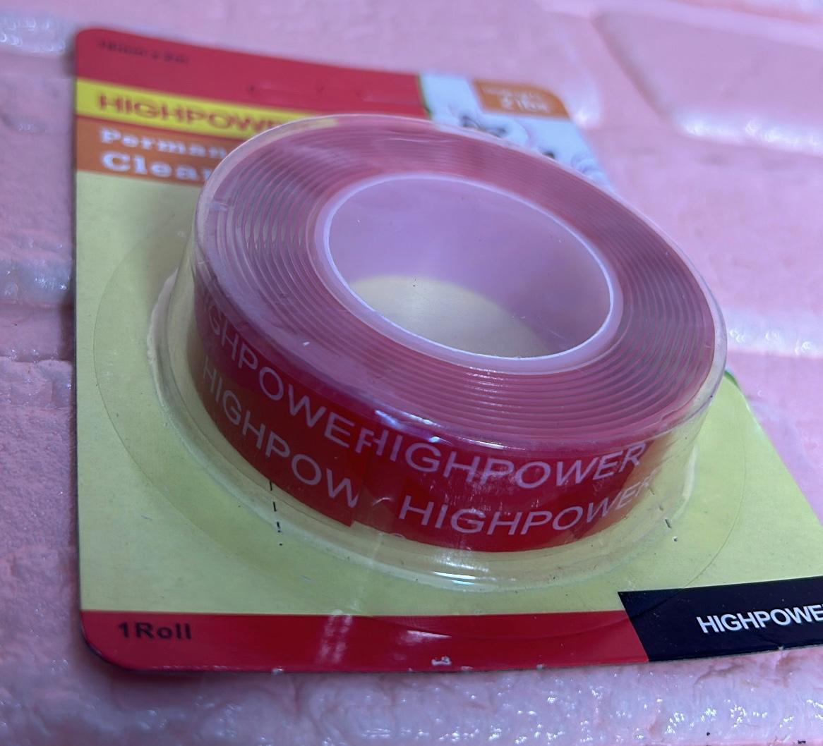 Cinta Doble Faz Transparente 18mm - Rappi