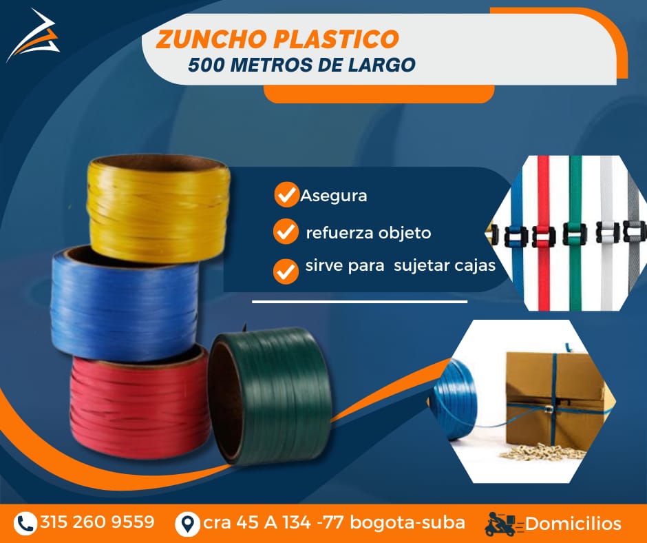 Zuncho Para Cajas De 500 Metros Empaque Y Embalaje - Rappi