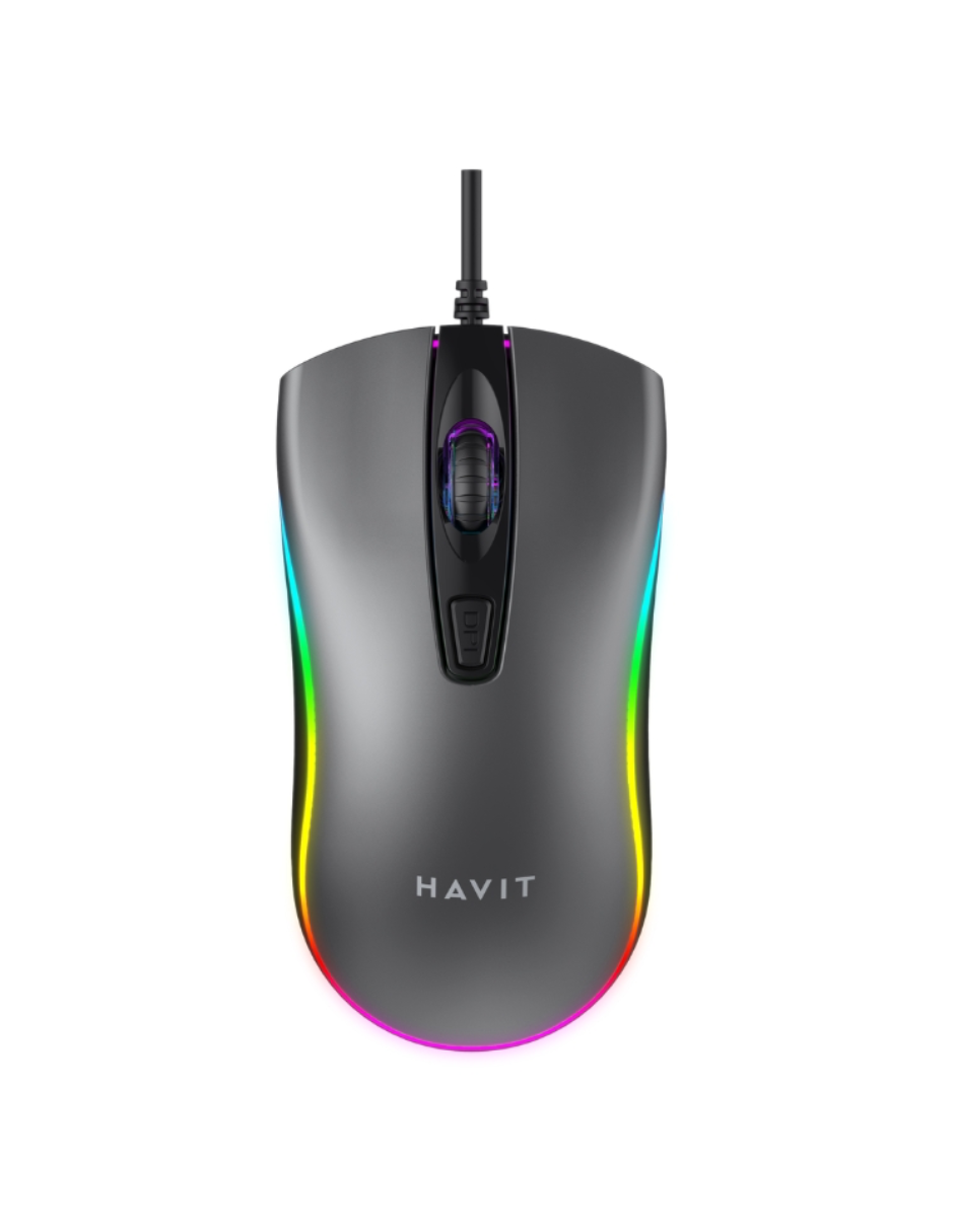 Mouse Gamer Havit Ms72 Usb Alámbrico Con Iluminación Rgb 1200 Dpi. - Rappi