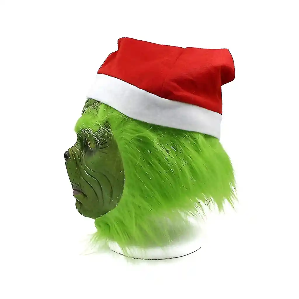 Mascara Del Grinch En Latex Disfraz Navidad - Rappi