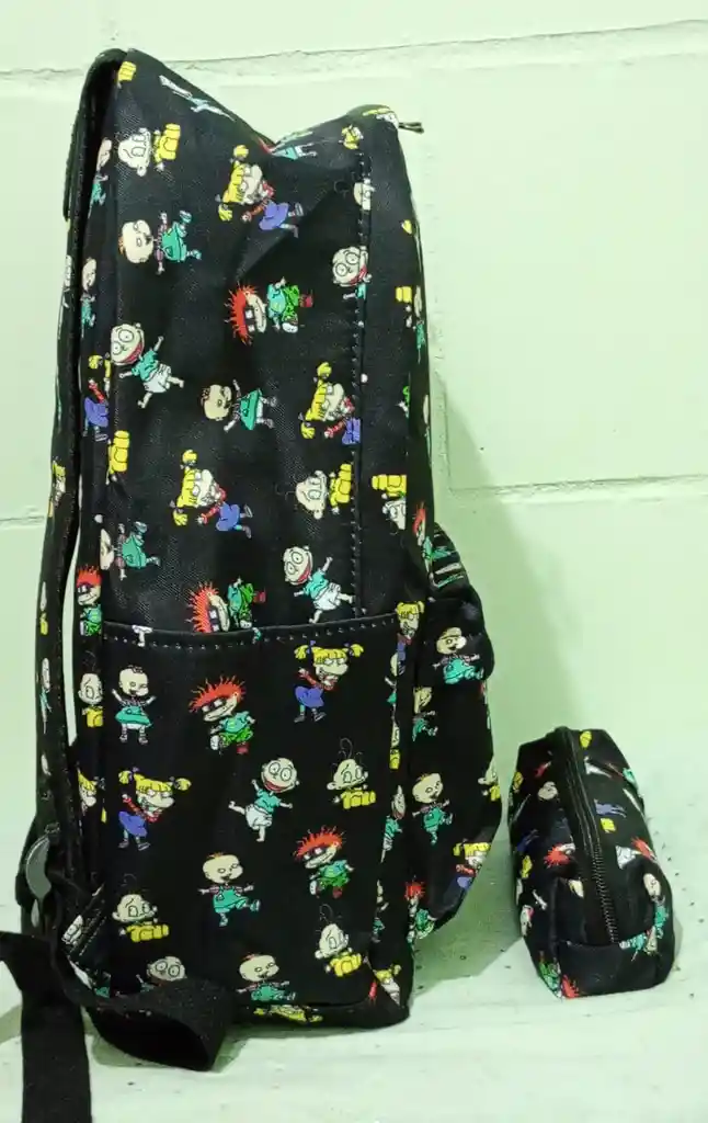 Morral Rugrats Aventuras Con Pañales Con Cartuchera 40 Cms - Rappi