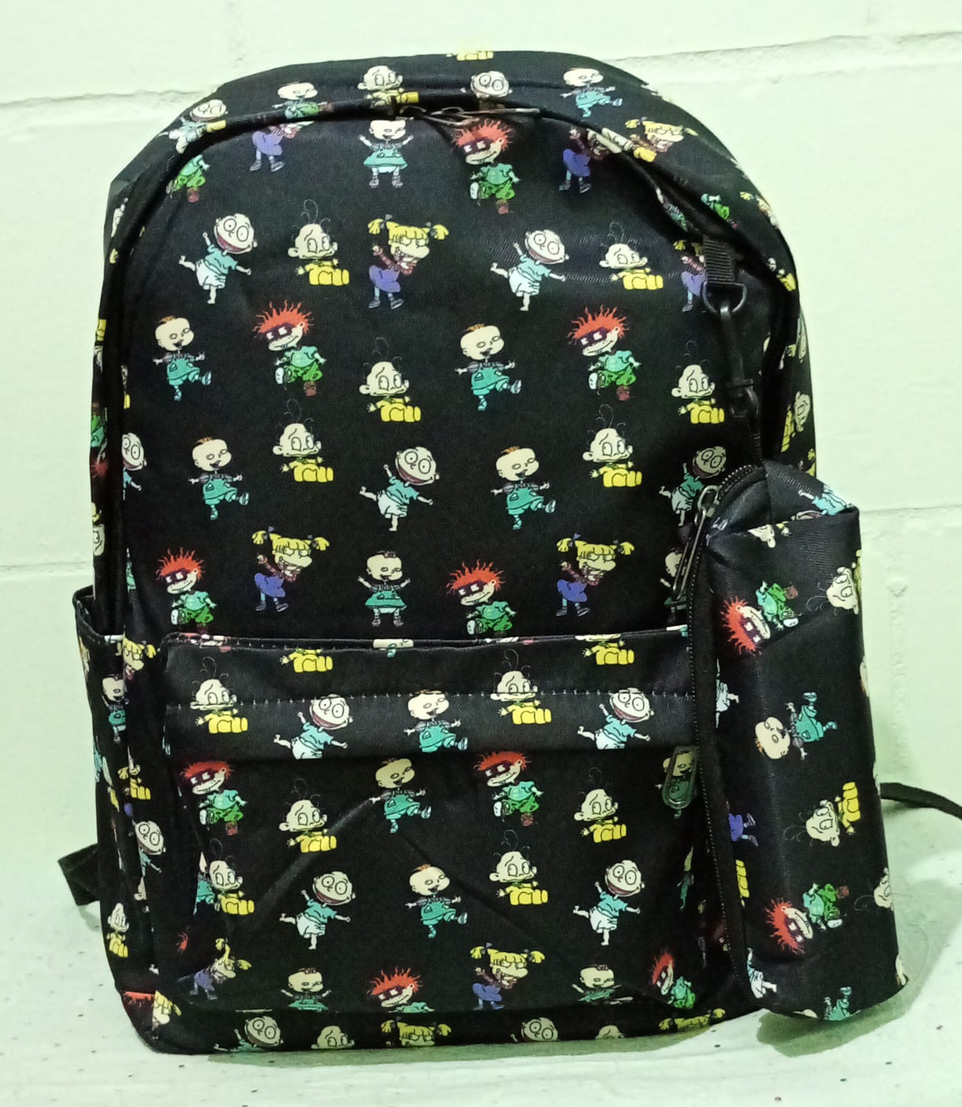Morral Rugrats Aventuras Con Pañales Con Cartuchera 40 Cms - Rappi