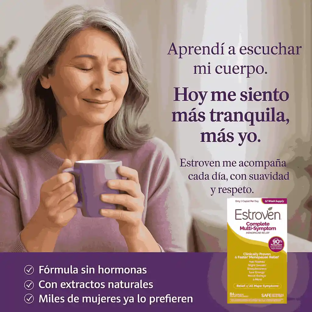 Estroven Multisintoma Mujer Bienestar Diario 84 Cápsulas - Rappi