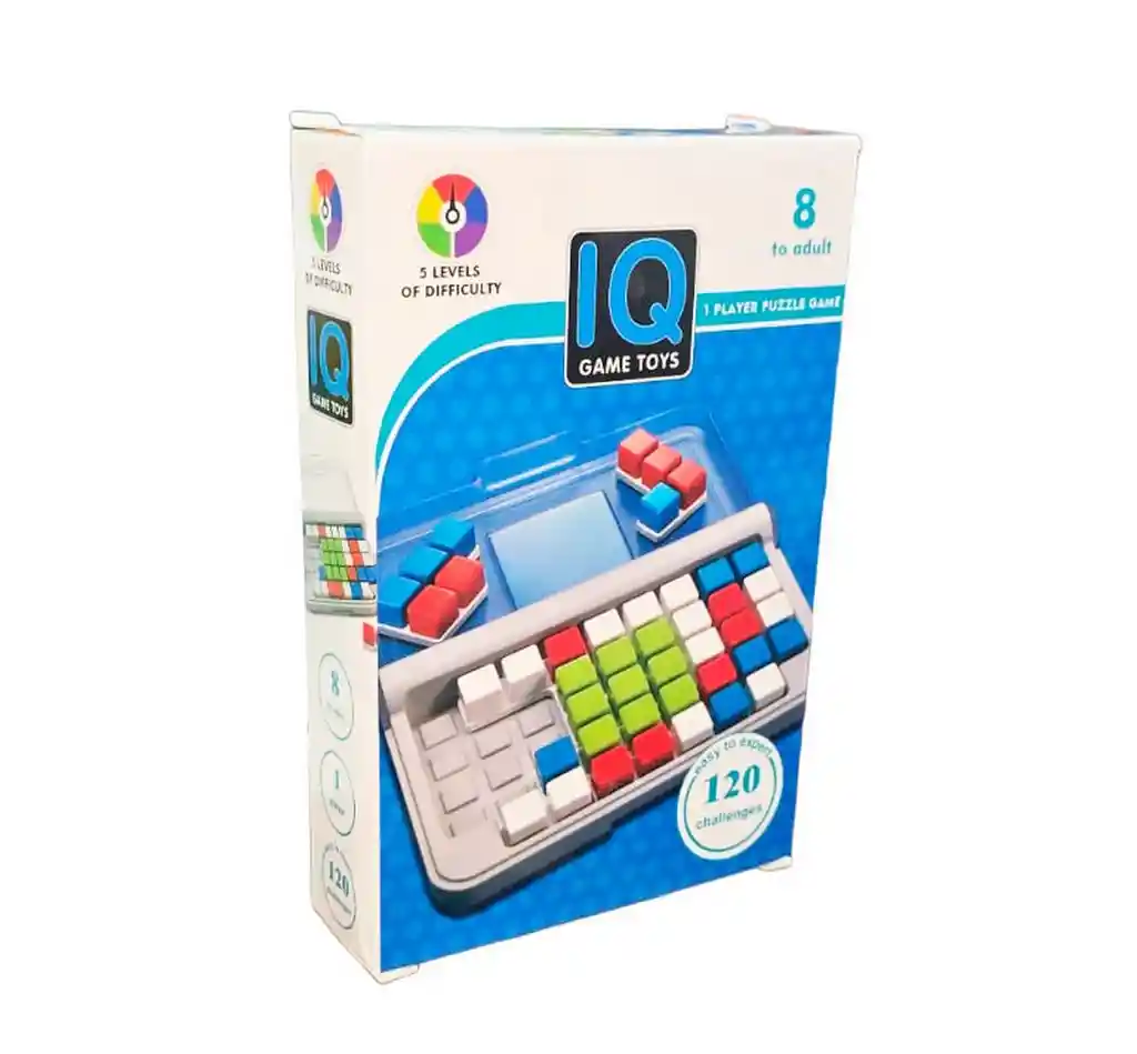 Juego De Mesa Logica Puzzle Iq Focus Smart Games 120 Retos - Rappi