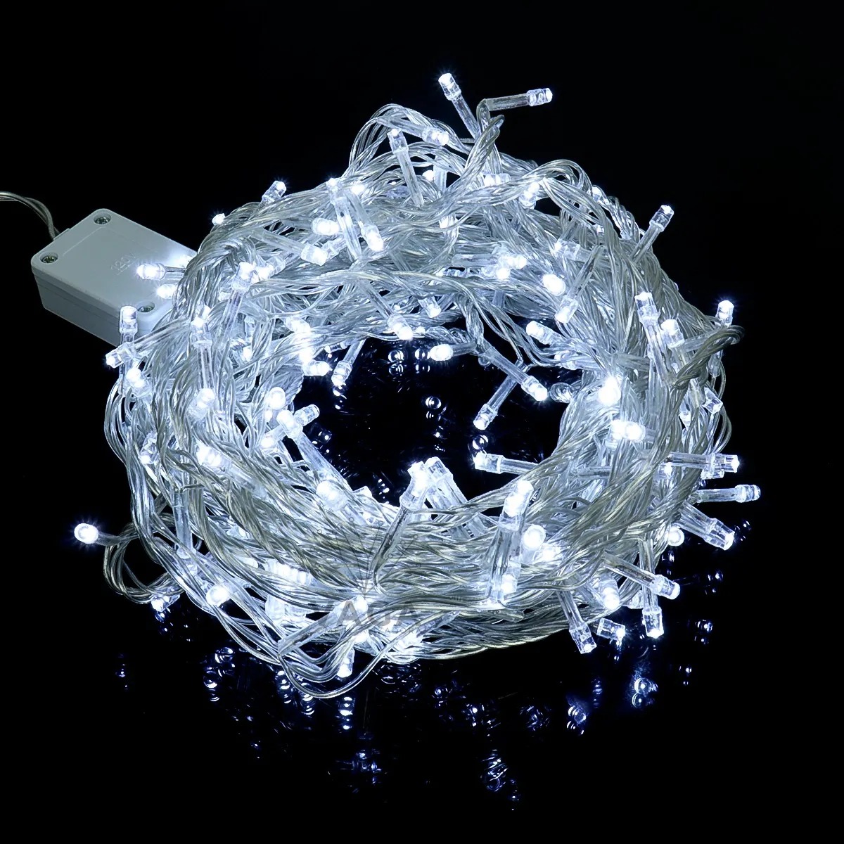Luces De Navidad Luz Led Blanca 180 Bombillos Lineal Cable Siliconado ...
