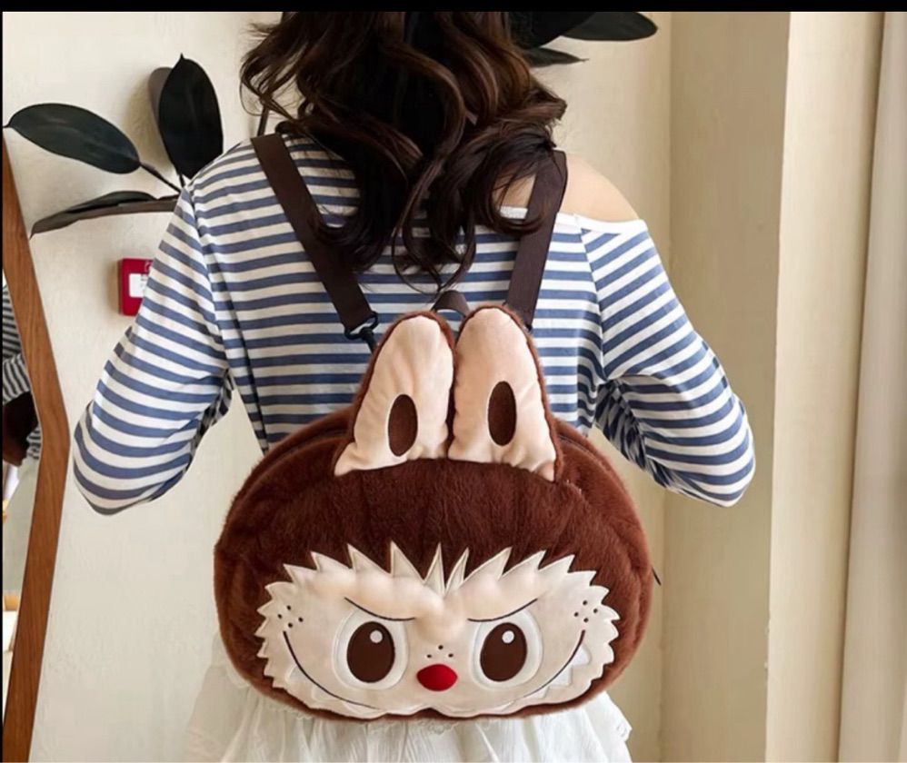 Bolso Peluche Cara Labubu - Rappi