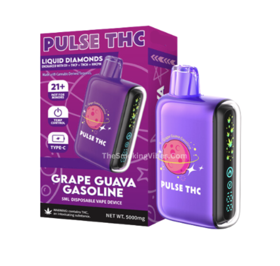 Geek Bar Pulse 5g Grape Guava Gasoline Sativ Delta Th - Rappi