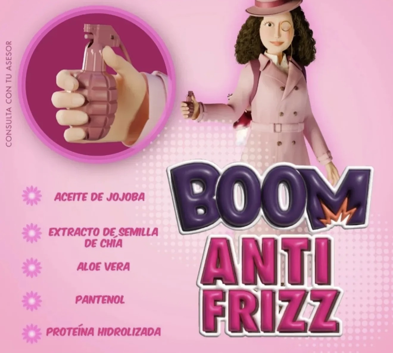 Boom Anti Frizz Ponto Grande - Rappi