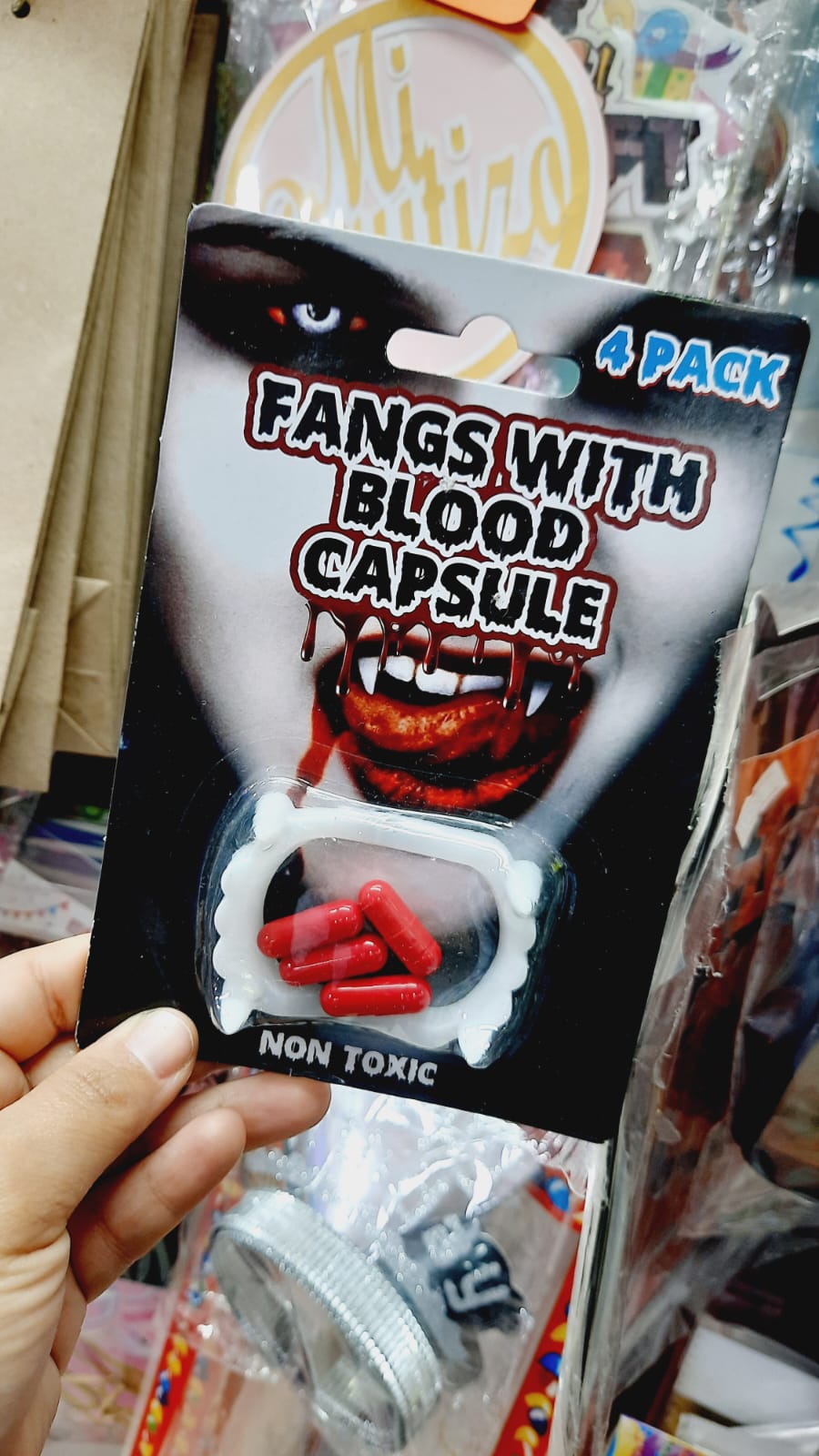 Colmillos O Dientes De Vampiro Con Sangre - Rappi