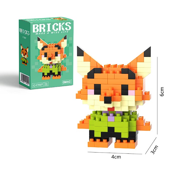 Lego Mini Figura Nick Zootopia - Rappi
