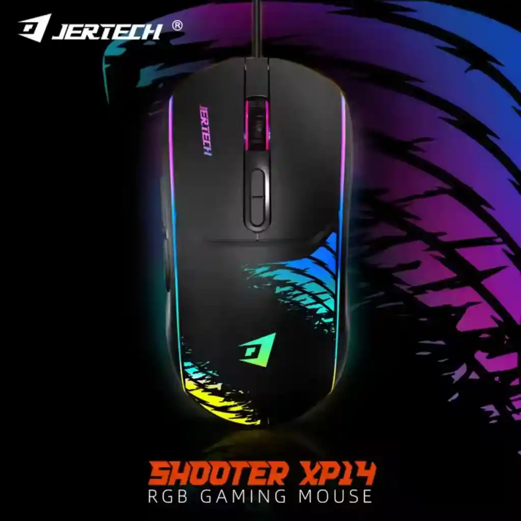 Mouse Jertech Con Retroiluminado Alámbrico Xp14 - Rappi