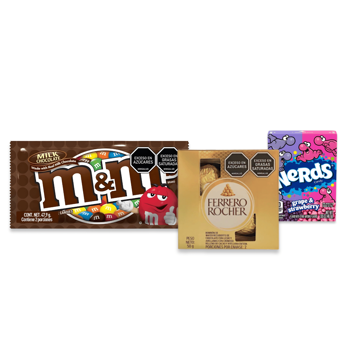 Combo Chocolate & Diversión | Ferrero, M&m Y Nerds - Rappi