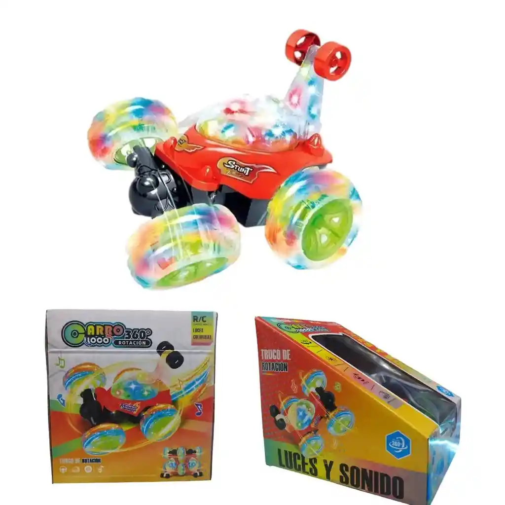 Carro Loco A Control Remoto Recargable Para Niños - Rappi