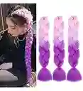 Trenza Peluca Guerreras K-pop Rumi Kanekalon Halloween - Rappi