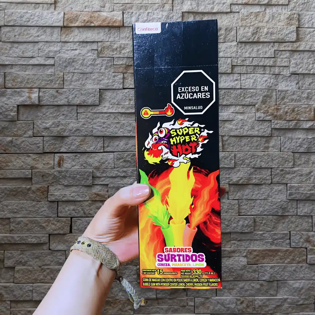 Chicle Super Hyper Hot X15 Unidades - Rappi