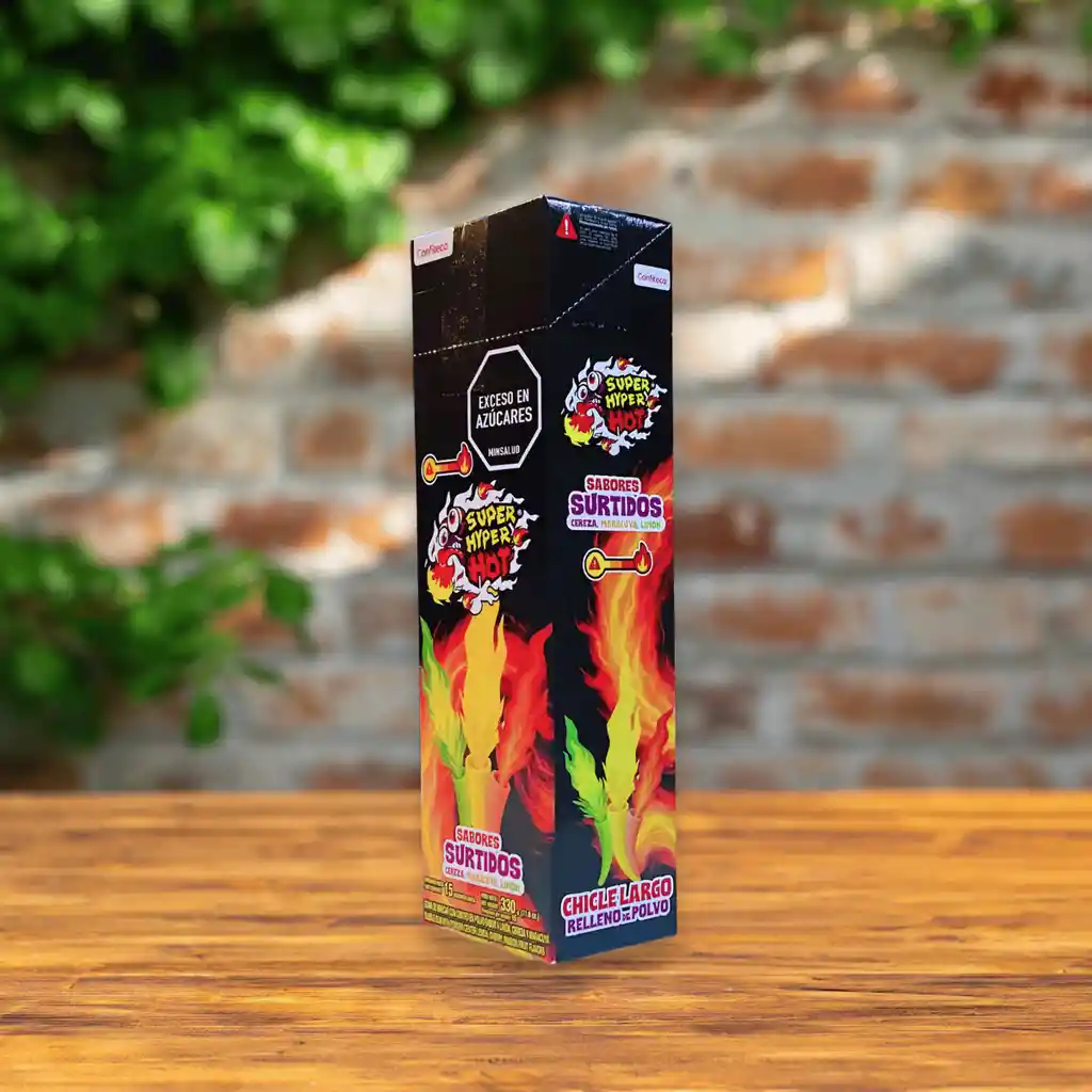 Chicle Super Hyper Hot X15 Unidades - Rappi