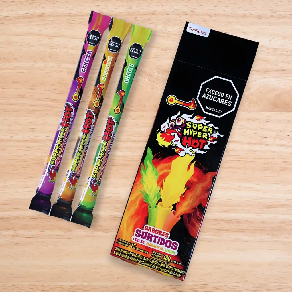 Chicle Super Hyper Hot X15 Unidades - Rappi