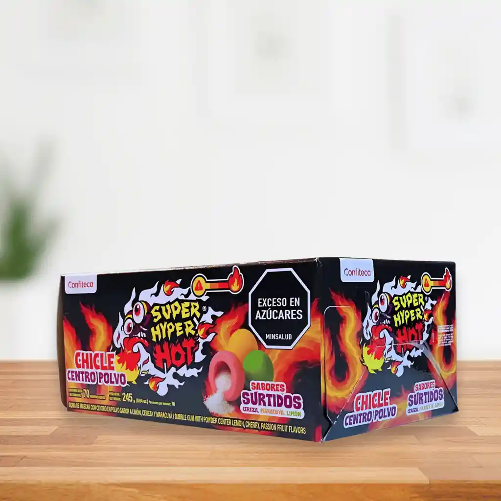Chicle Super Hyper Hot X70 Unidades - Rappi