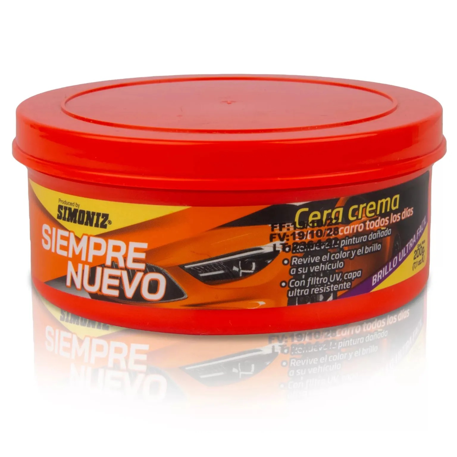 Cera Crema Renovadora Carros Motos Simoniz Siempre Nuevo - Rappi