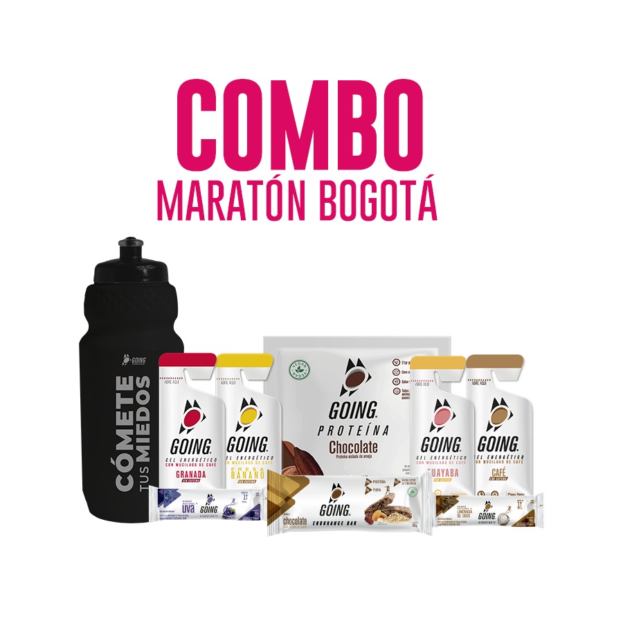 Kit Maratón Bogotá: 8 Geles Energéticos + 7 Hidratantes +1 Proteína + 2 ...