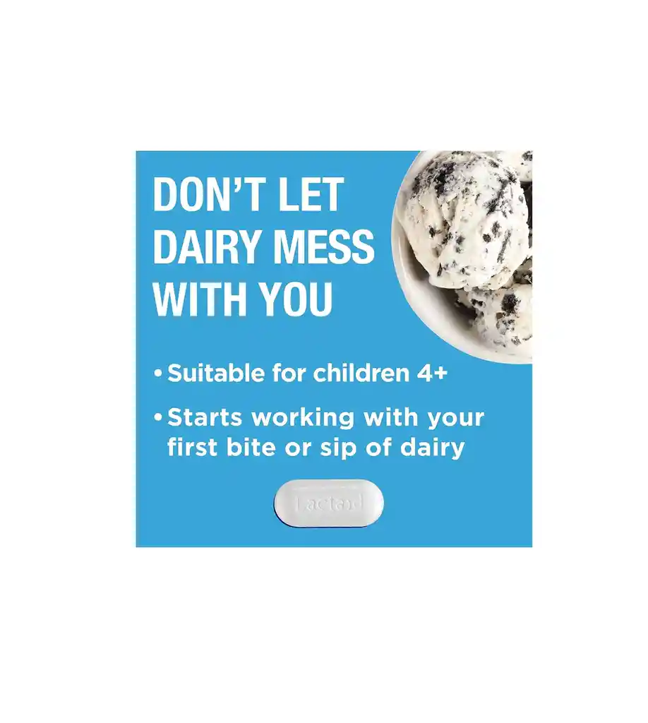 Lactaid Original Enjoy Dairy Again Lactase Enzyme 120 Caps - Rappi