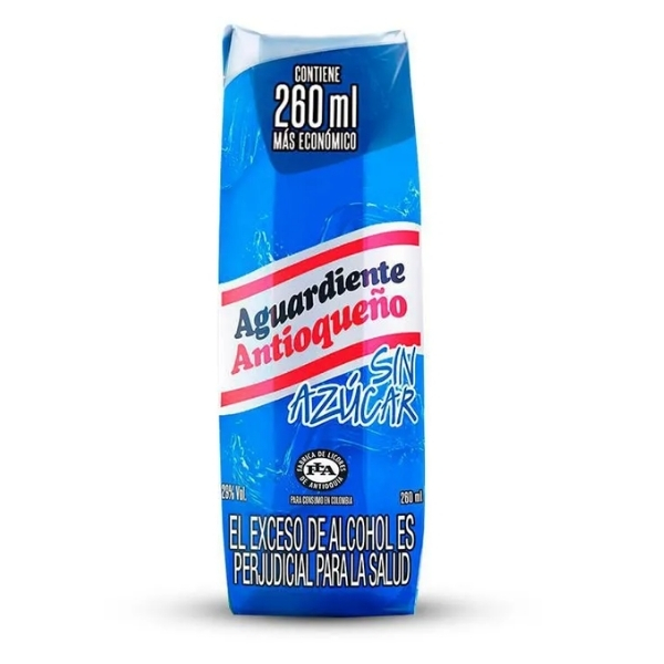 Aguardiente Antioqueño Azul 260ml - Rappi