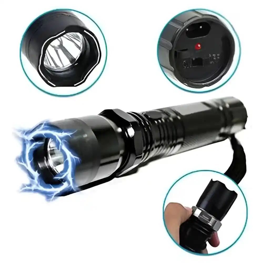 Taser Tabano Defensa Personal Linterna Con Estuche En Lona 1101 - Rappi