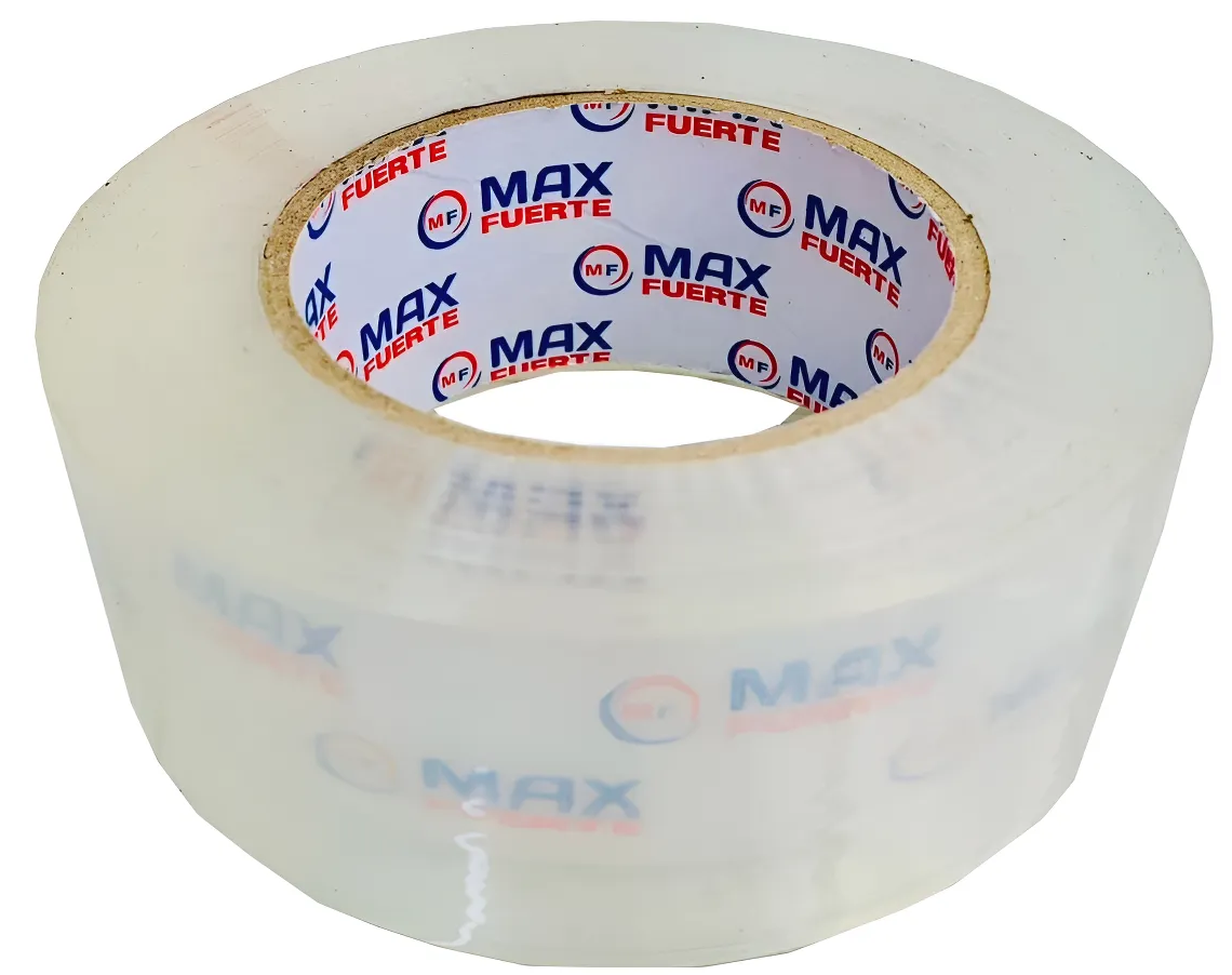 Cinta Ancha Adhesiva Transparente 200 Yardas 48mm Transparente Liso - Rappi