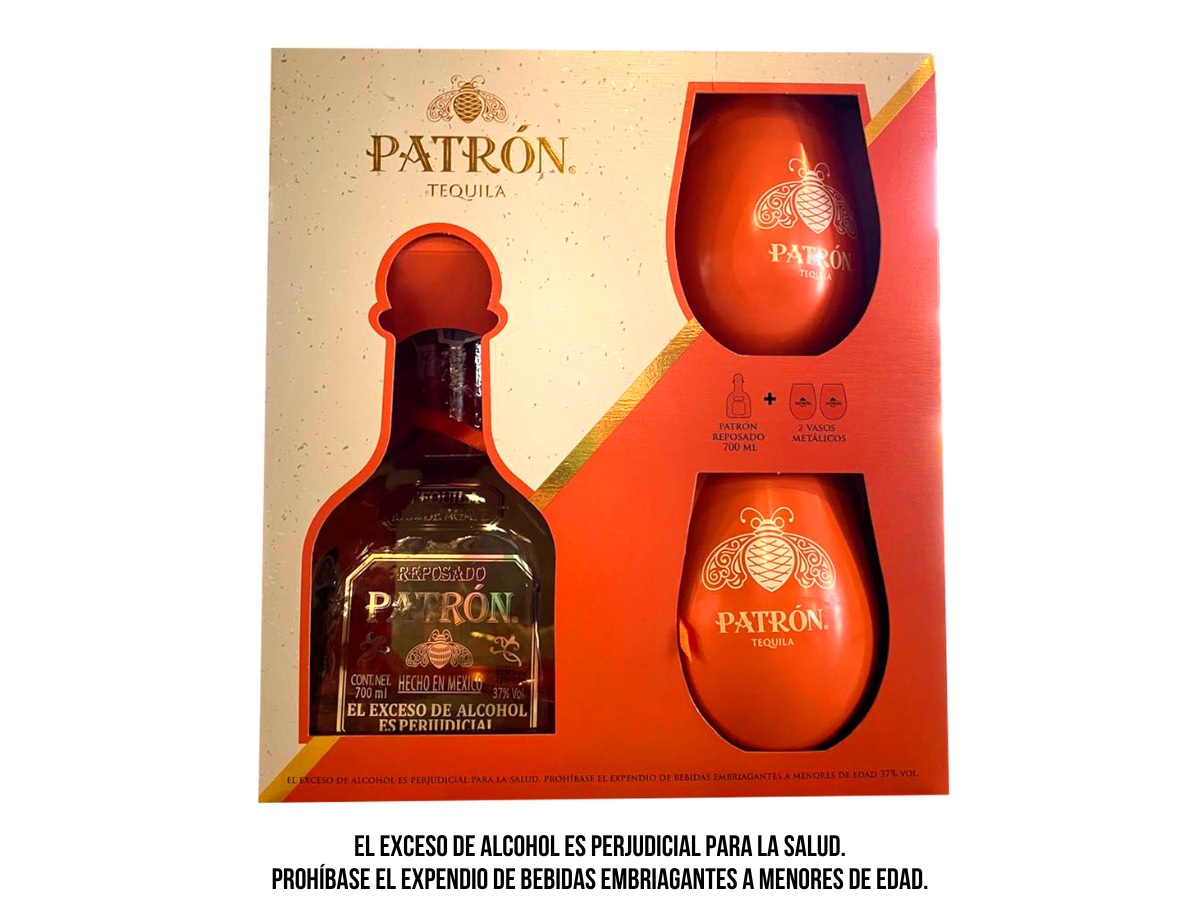 Estuche Tequila Patrón Reposado 750ml - Rappi