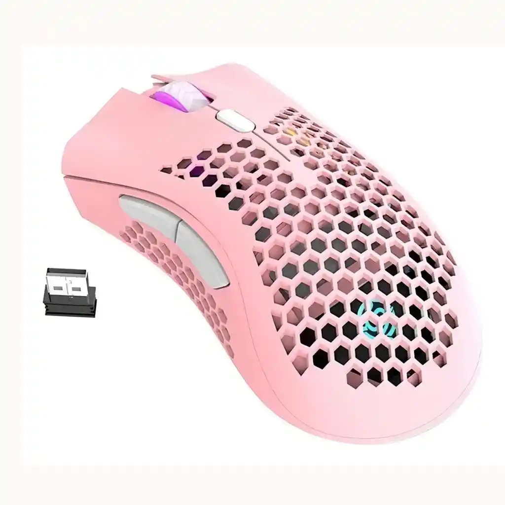 Mouse Gamer Inalámbrico Recargable K-snake Bm600 Pink - Rappi