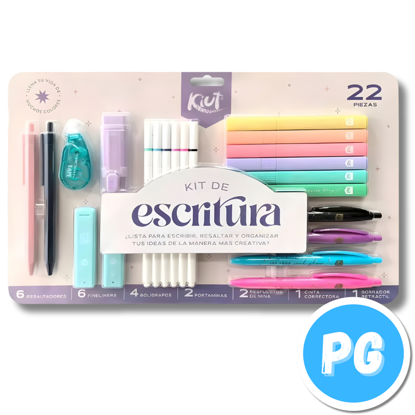 Kit Kiut Escritura 22 Piezas - Rappi